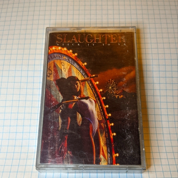 Media | Slaughter Stick It To Ya Cassette Tape | Poshmark